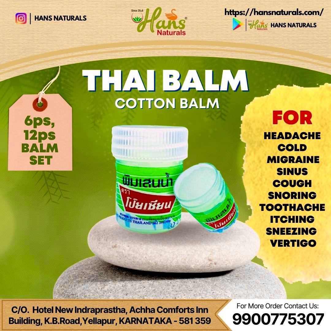Thai Balm Pim Saen 9 In 1 Balm Hans Naturals